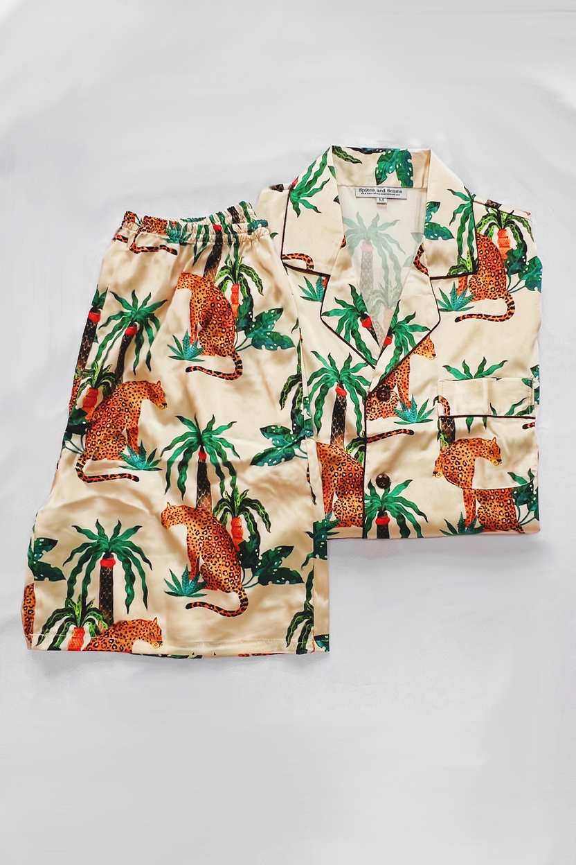 Men's Palm Cheetah Pajama Set – Spikes and Seams