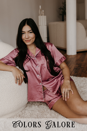 Evil Eye Custom Satin Pajamas – Spikes and Seams