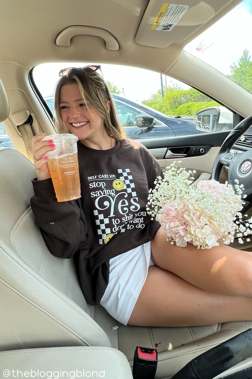 Stop Saying Yes crewneck - Dark Chocolate – Spikes and Seams