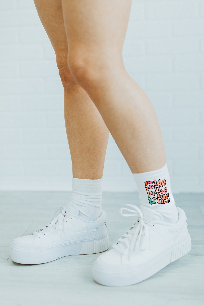 Gradient socks - choose your text! – Spikes and Seams