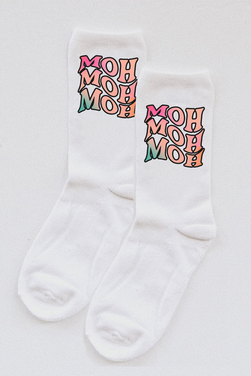 Gradient socks - choose your text! – Spikes and Seams