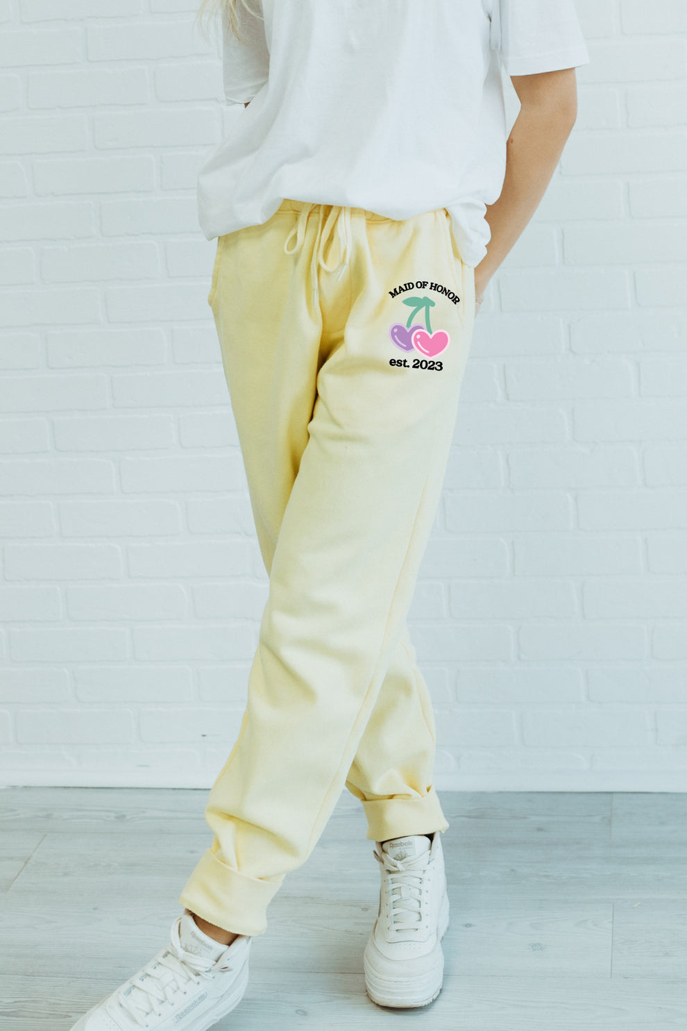 Yellow Custom sweatpants – Spikes and Seams